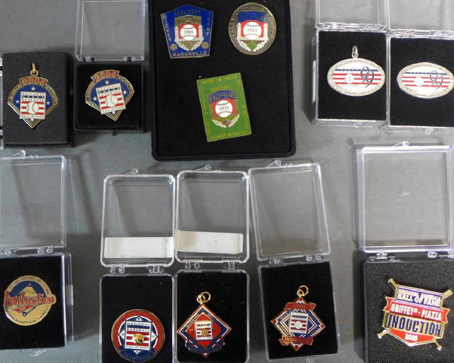 Baseball Hall Of Fame Induction Press Pins