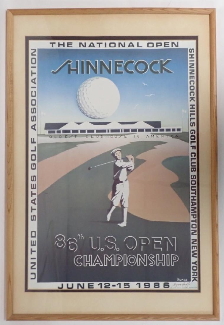 Vintage US Open Golf Poster