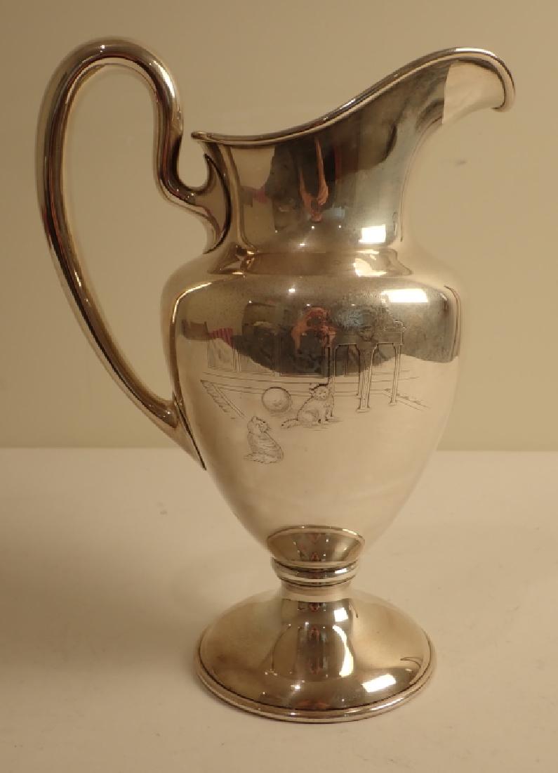 Shreve & Co. Large Sterling Silver Water Pitcher