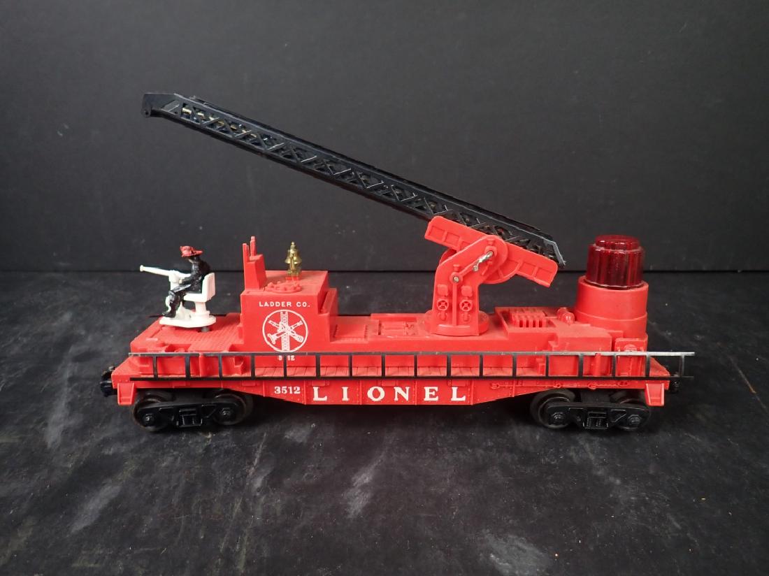 Lionel No. 3512 Fireman & Ladder Car