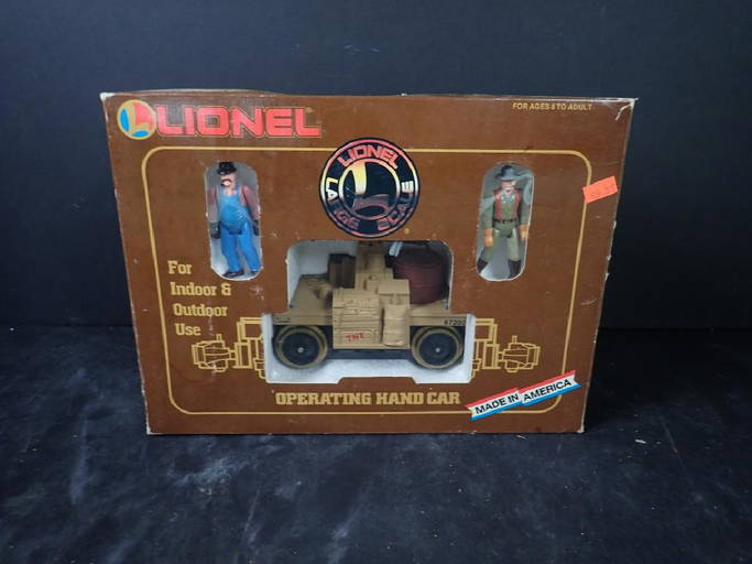 Lionel No. 8 87200 Large Scale Operating Hand Car
