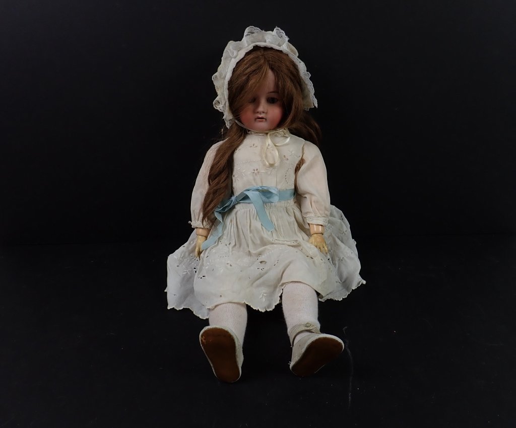 E. 20th C. Cuno and Otto Dressel Bisque Head Doll
