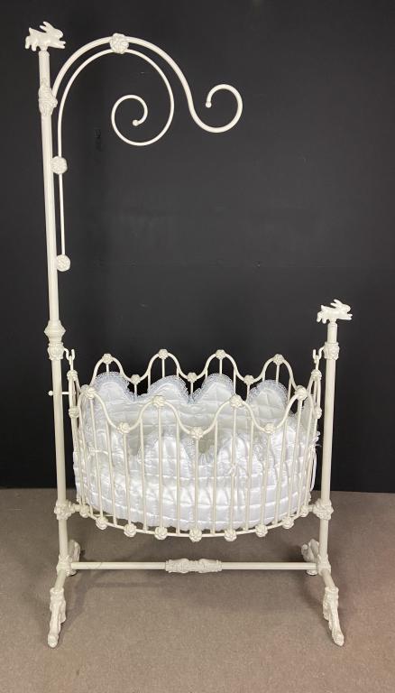 Vintage Wrought Iron Baby Cradle - Feb 12, 2020 | Sterling Associates in NJ