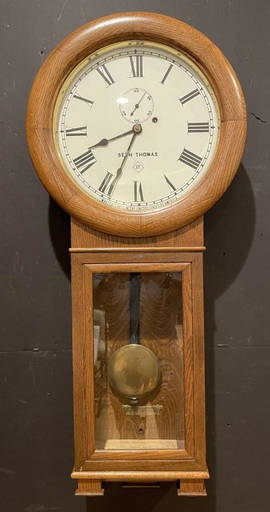 Hanging Regulator Clock, Seth Thomas Hanging Regulator Clock By Seth ... Hanging Regulator Clock, Seth Thomas Hanging Regulator Clock By Seth ...