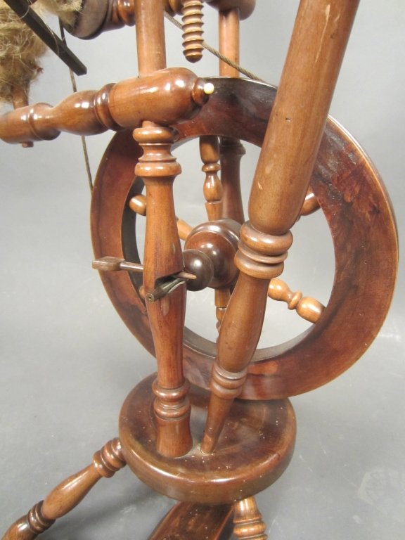 Antique Silk Spinning Wheel - Jan 17, 2013 | Sterling Associates in NJ