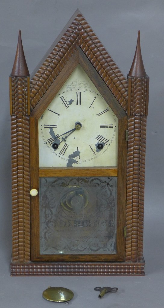 J.C. Brown Steeple Clock