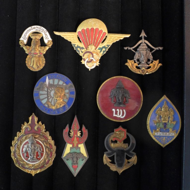 Laos National Army Insignia Badges