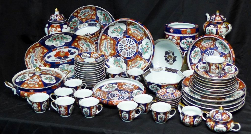 Collection of Gold Imari Porcelain Dinnerware - Feb 17, 2016 | Sterling ...