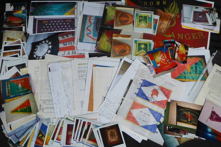 Collection Of Ephemera On Flags And Banners