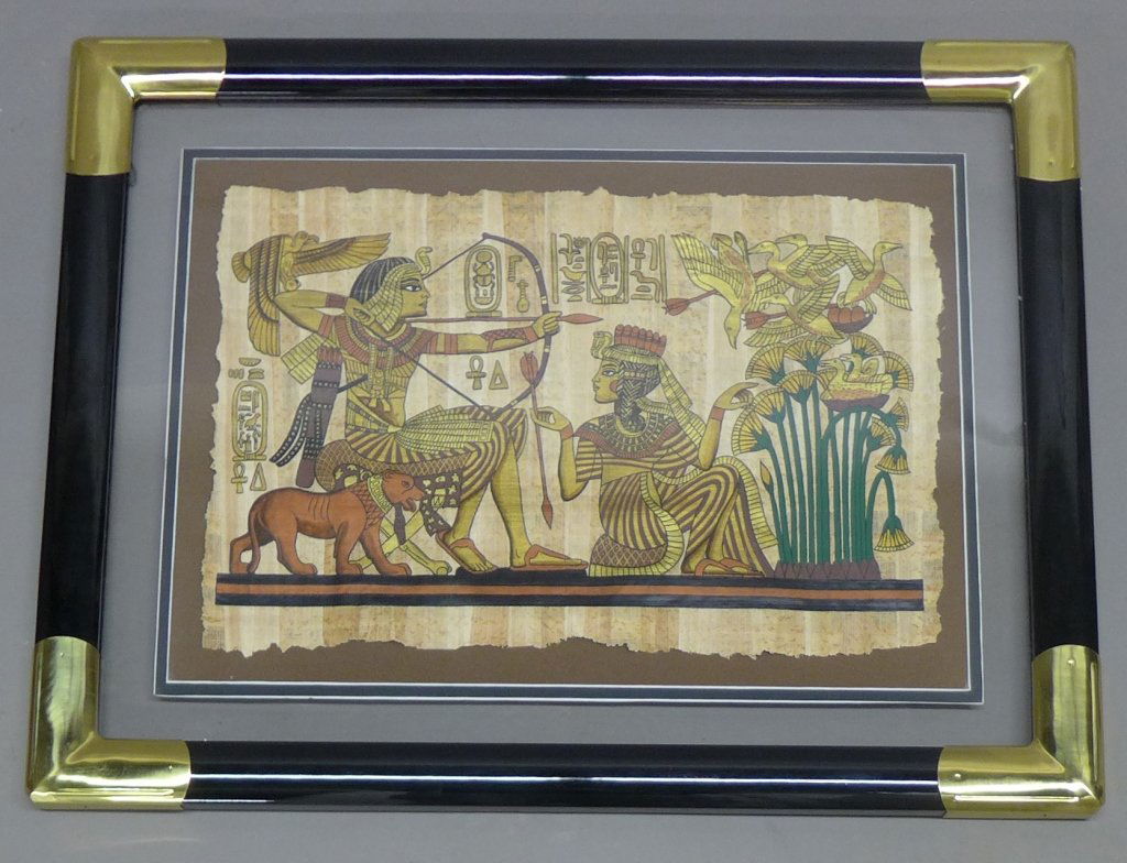 Franklin Mint, The Tutankhamun Papyrus Framed - May 18, 2016 | Sterling ...