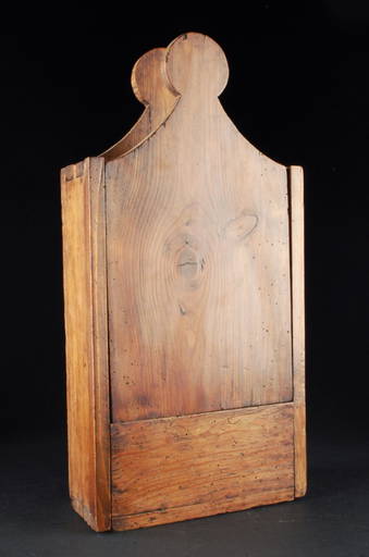 Antique Hanging Candle Box. Pine. Height 20 1/2”; Width