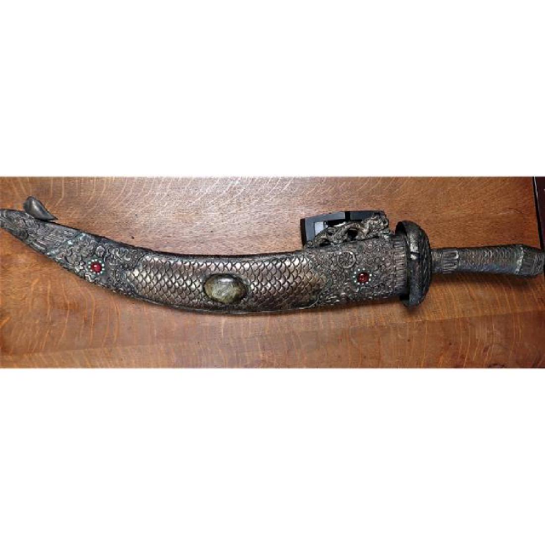 Mongolian Silver sword scimitar - Feb 16, 2019 | Auctions By Daum in FL