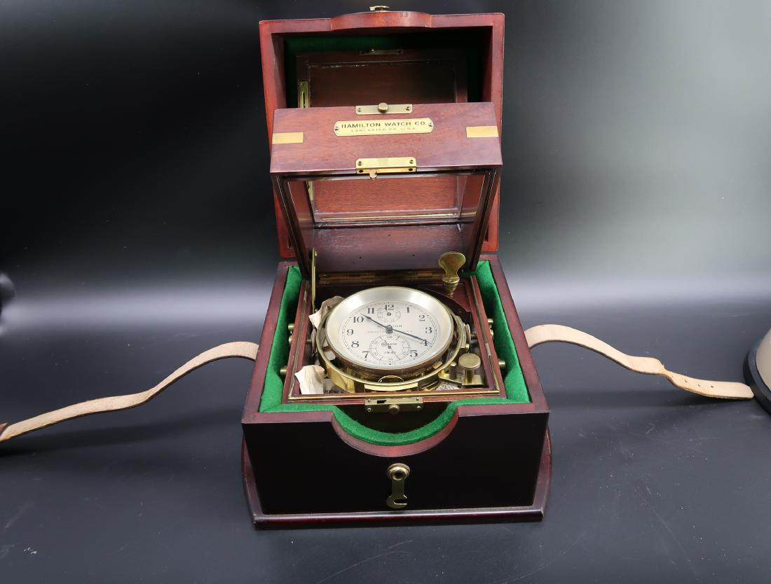 Vintage Hamilton Ships Fusee Marine Chronometer Clock - Jun 22, 2019 ...