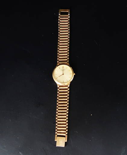 Jean Perret Geneve Yellow Gold Watch