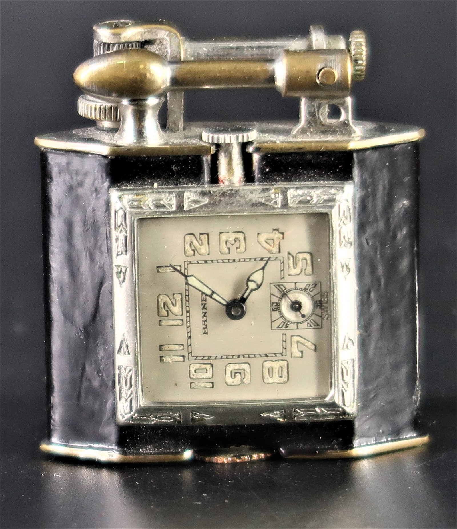 Antique Vintage 1928 Triangle Cigarette Lighter with | Barnebys