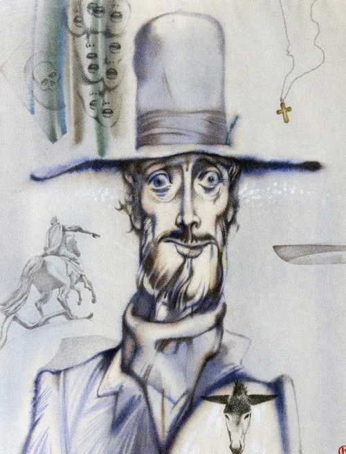 93: Otari KANDAUROV - Portrait of Prince Myshkin