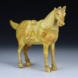 Carved Ivory Horse
