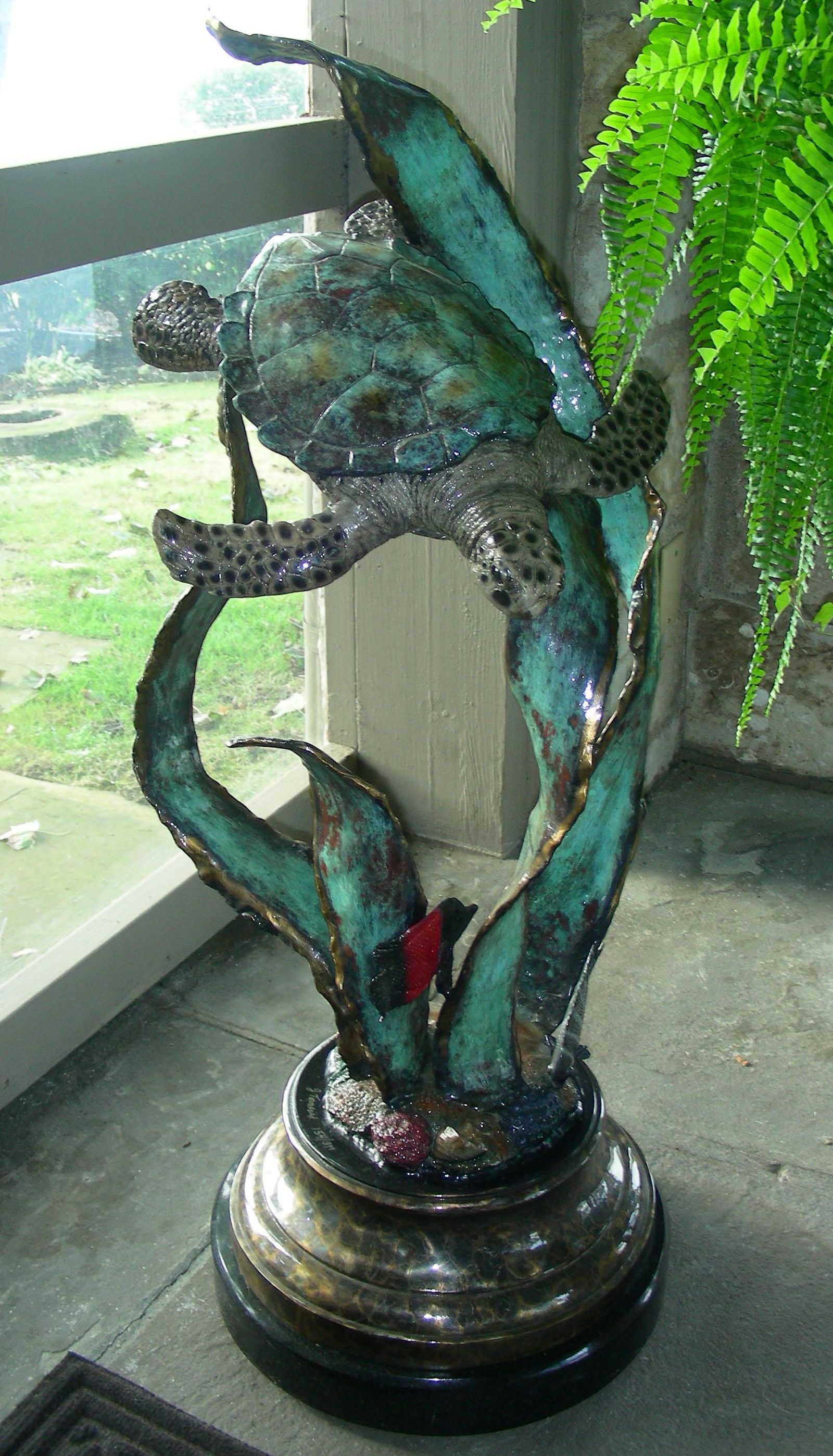 ORIGINAL LIMITED EDITION BRONZE SCULPTURE OF SEA TURTLE - Oct 19, 2019 ...