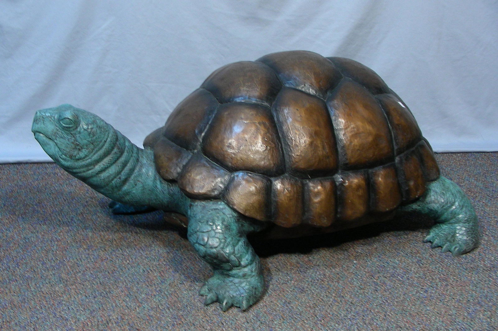 LARGE BRONZE SCULPTURE/FOUNTAIN OF STANDING TURTLE - Dec 06, 2019 ...