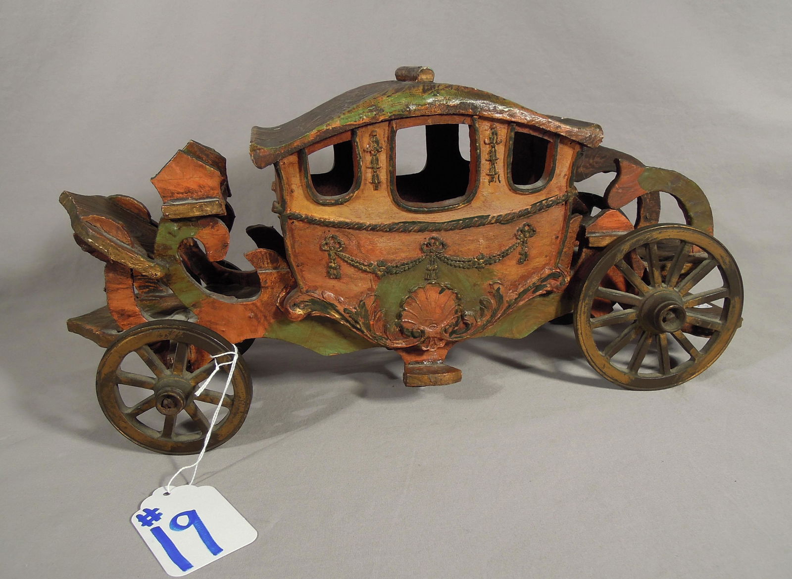 HAND CARVED WOODEN FISHER BODY COACH - Sep 25, 2021 | Chamberlain's ...