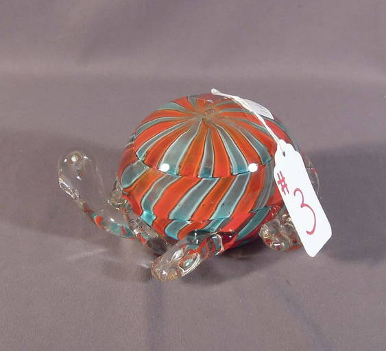 HEAVY HAND BLOWN ART GLASS TURTLE SCULPTURE - Aug 27, 2022 ...