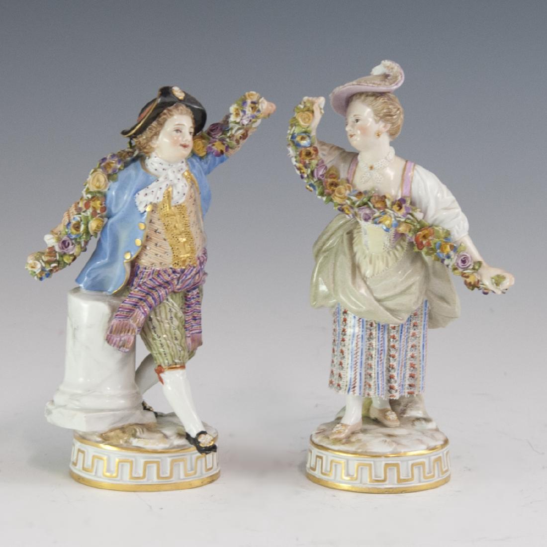 18th Century Meissen Porcelain Figurines