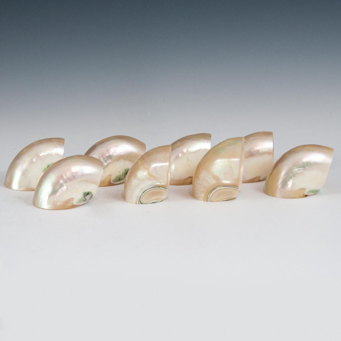 Abalone Mother of Pearl Napkin Rings - Sep 14, 2017 | Akiba Antiques in FL