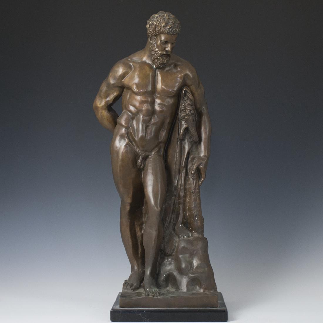 Farnese Hercules Bronze Sculpture