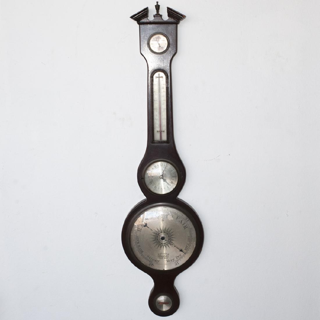 P.F. Bollenbach Wooden Barometer