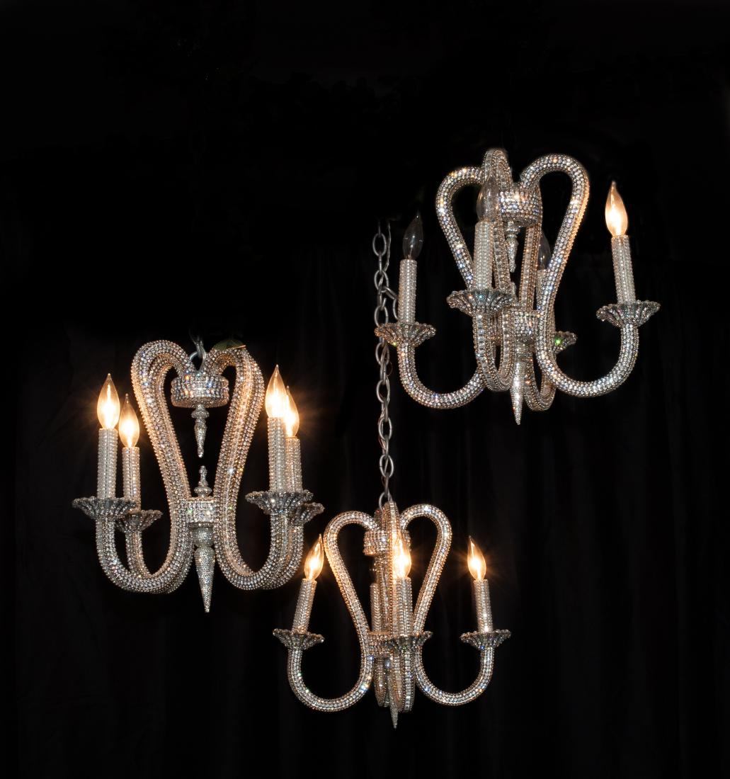 Cloutier Swarovski Crystal Chandeliers