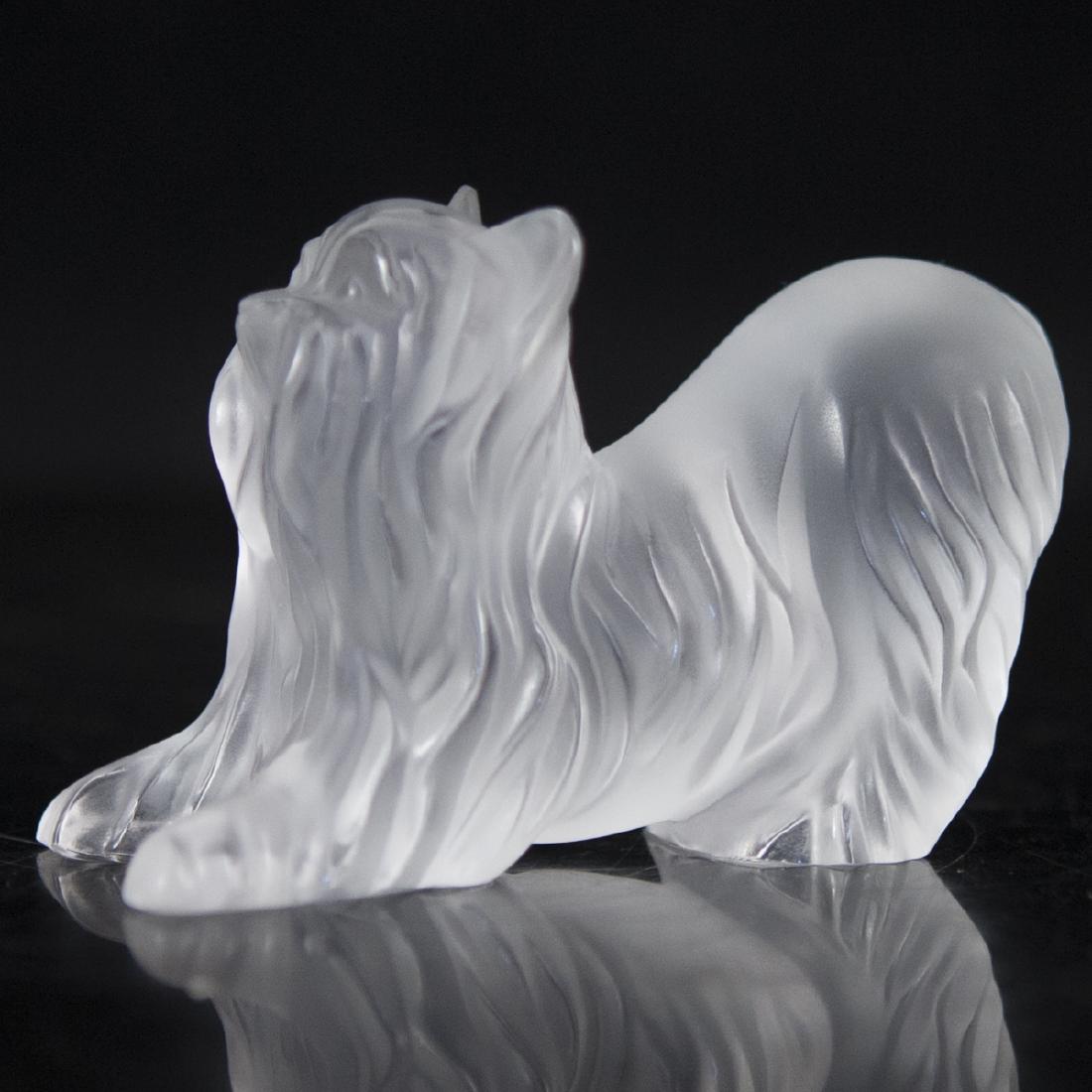 Lalique Crystal Yorkshire Terrier