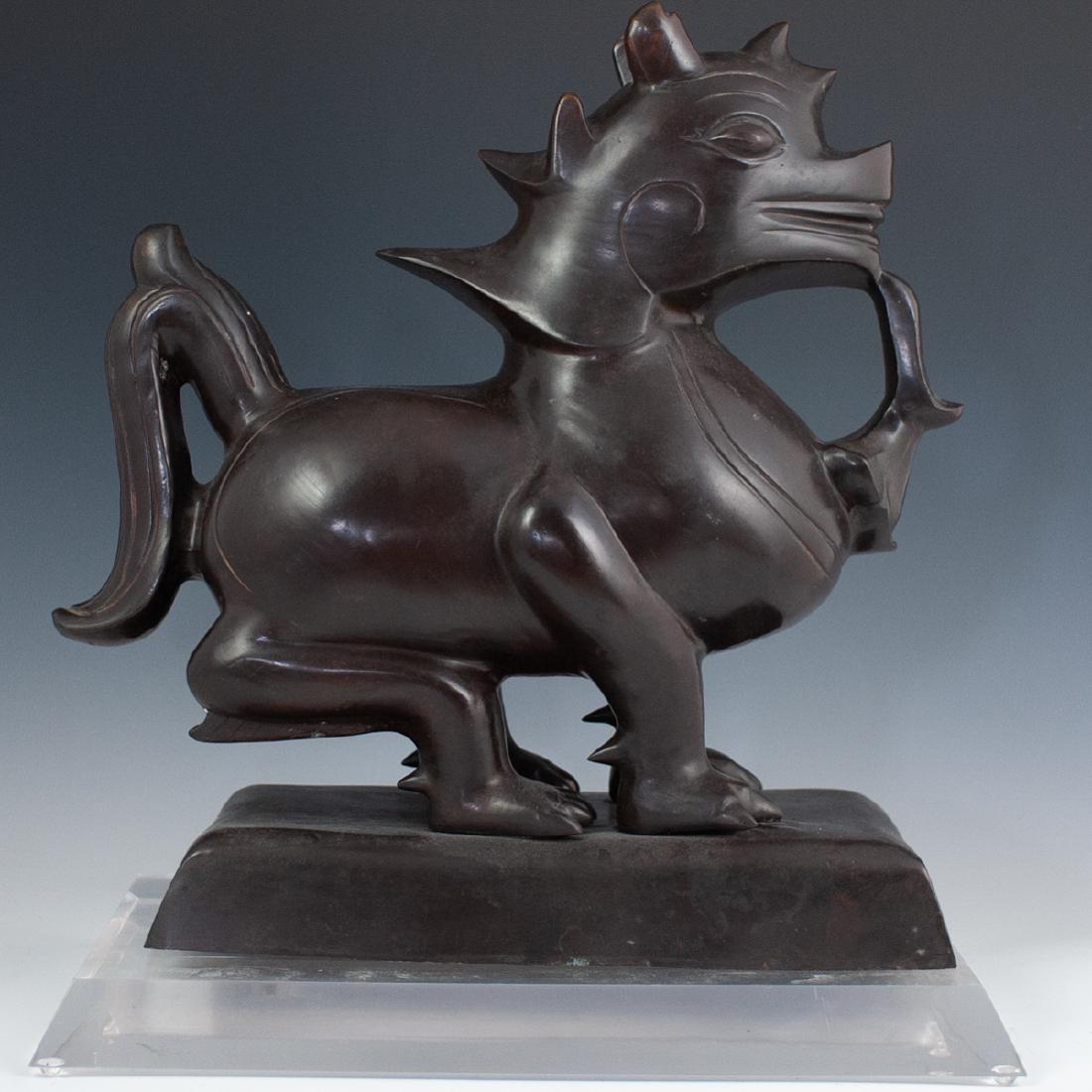 Antique Japanese Bronze Sculpture