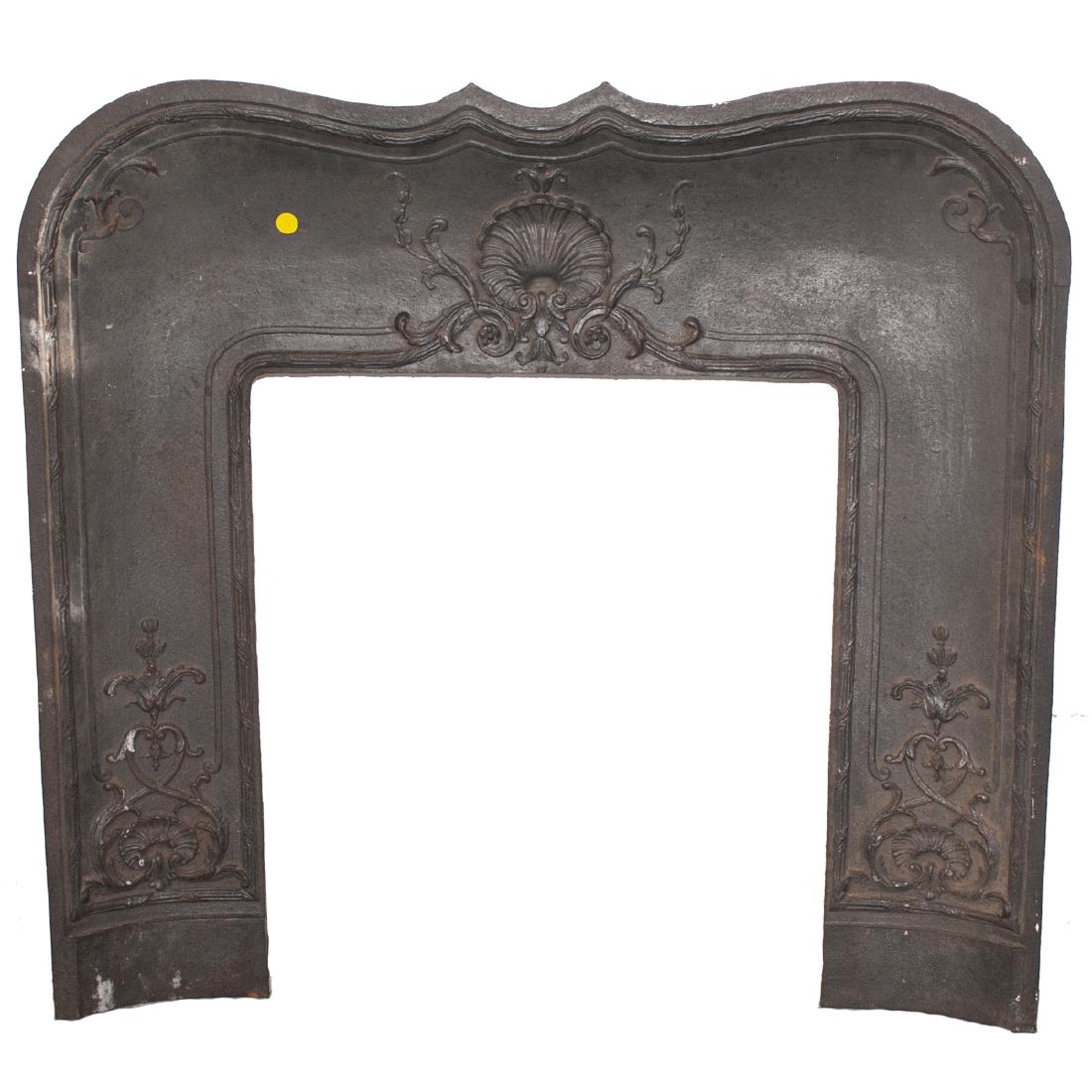 Antique Cast Iron Fireplace Front
