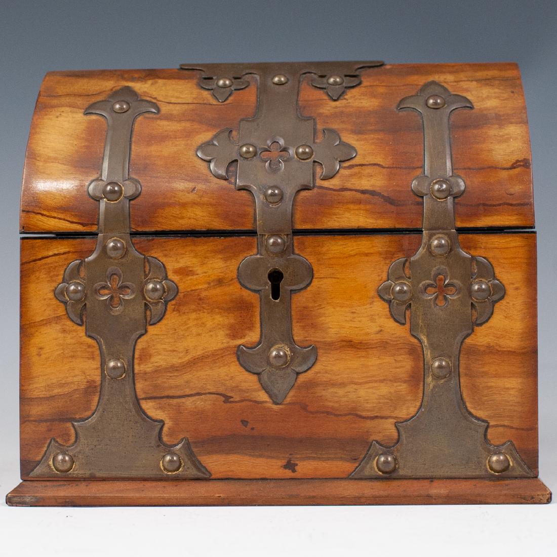 Antique Medieval Style Wooden Box with Brass Overlay - Sep 12, 2018 ...