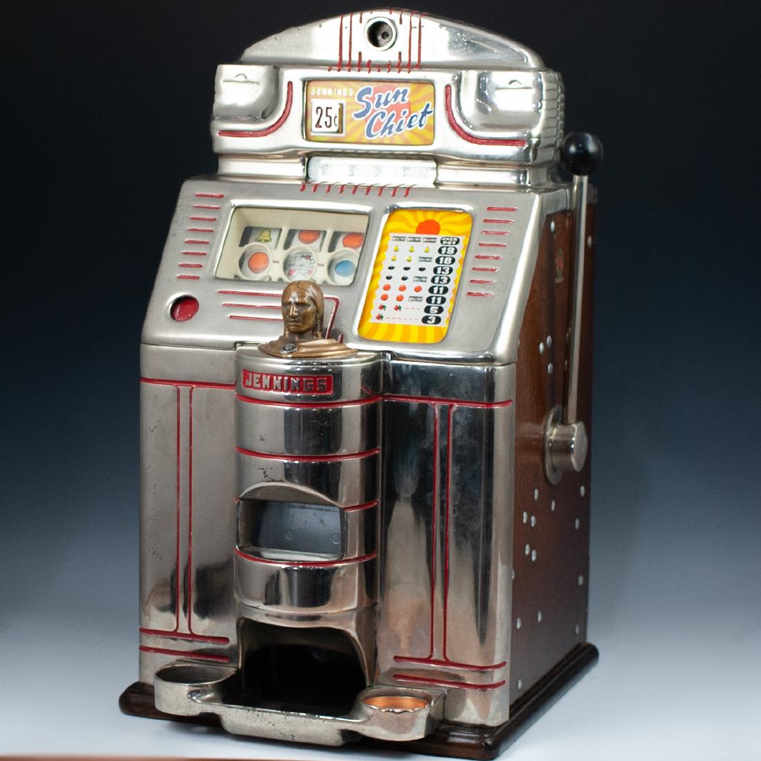 Jennings 25 Cent Star Chief Slot Machine