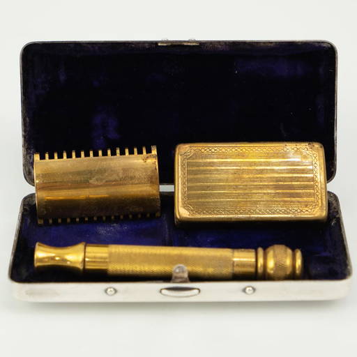 Antique King Gillette Safety Razor