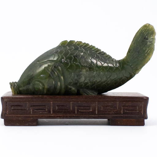 Chinese Carved Jade Fish