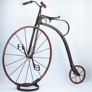 Penny Farthing Bicycle With Stand