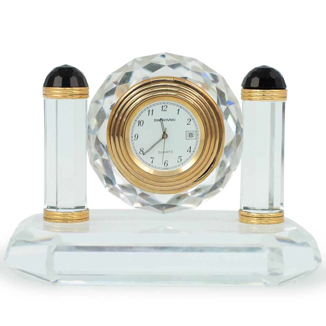 Swarovski Table Clock - May 01, 2019 | Akiba Antiques in FL