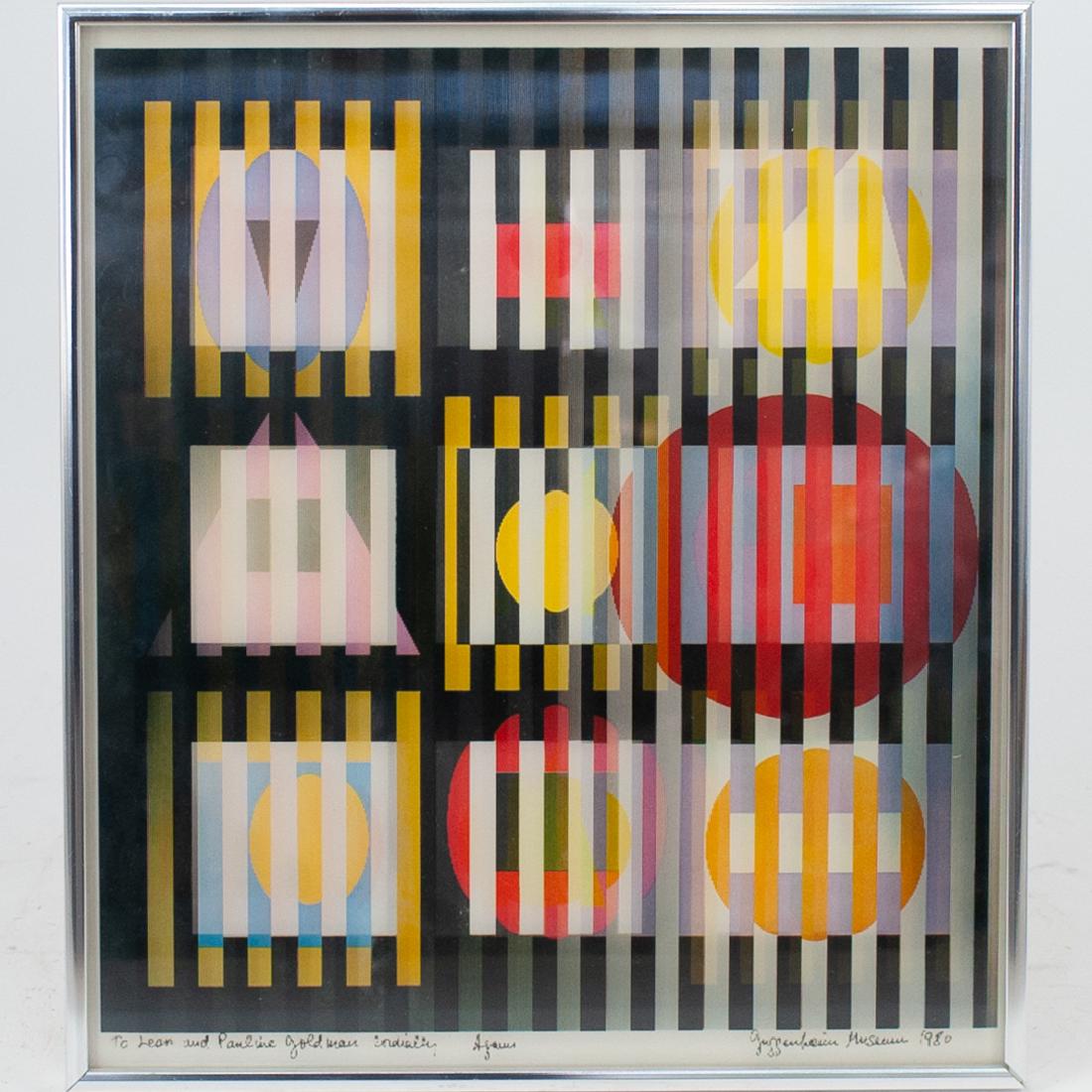 Yaacov Agam (Israel, b. 1928) Lenticular Agamograph - May 14, 2019 ...
