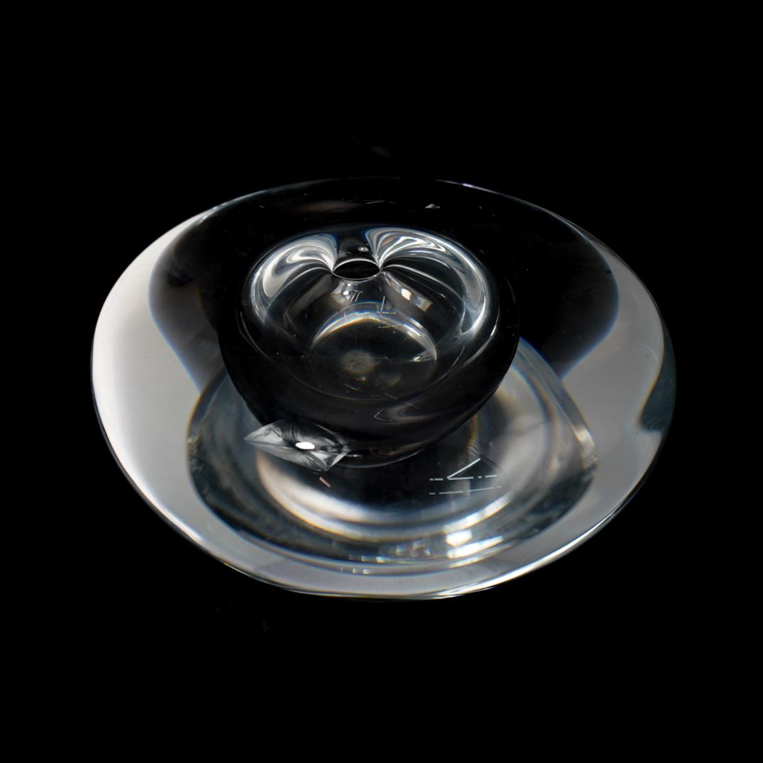 Hoya Crystal Paperweight Pen Stand