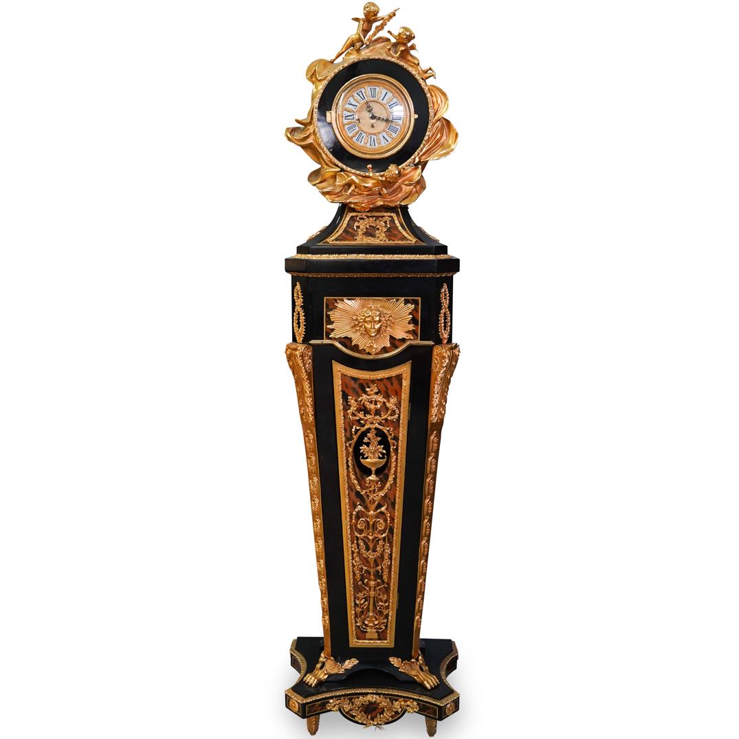 Large Imperial Style Gilded Metal and Wood Clock - Jan 23, 2020 | Akiba ...