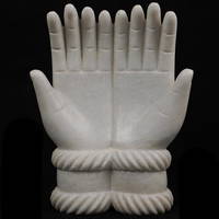 Marble Carved Hands Sculpture - Jun 16, 2020 | Akiba Antiques in FL