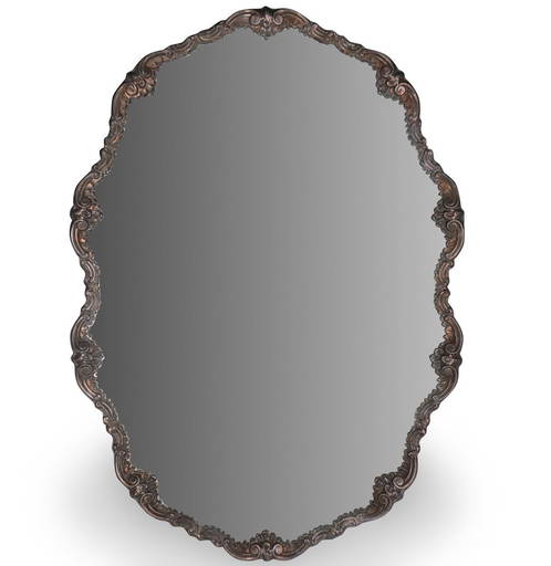 Camusso Sterling Silver Ornate Framed Mirror