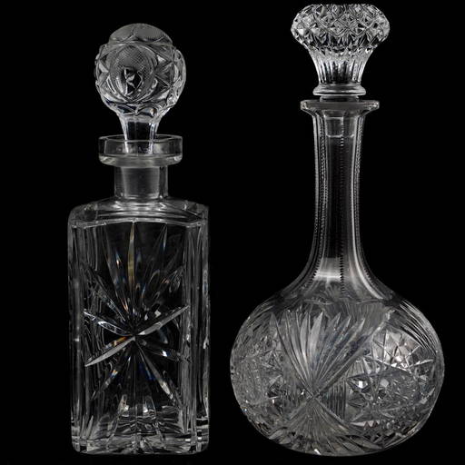 (11 Pc) Waterford Style Crystal Bar Set