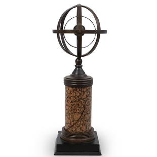 Vintage Bronze Armillary Sphere