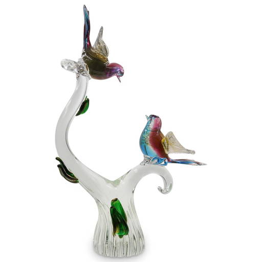 Murano Glass Garden Bird Statue