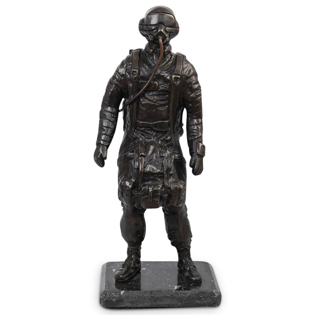 Paratrooper Bronze Statue