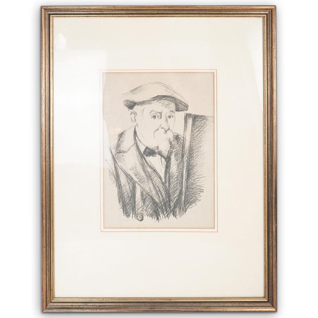 Paul Cezanne "self Portrait" Lithograph