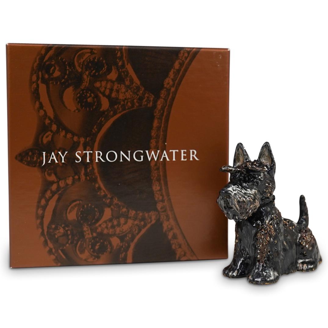 Limited Edition Jay Strongwater "scottie Dog" Figurine